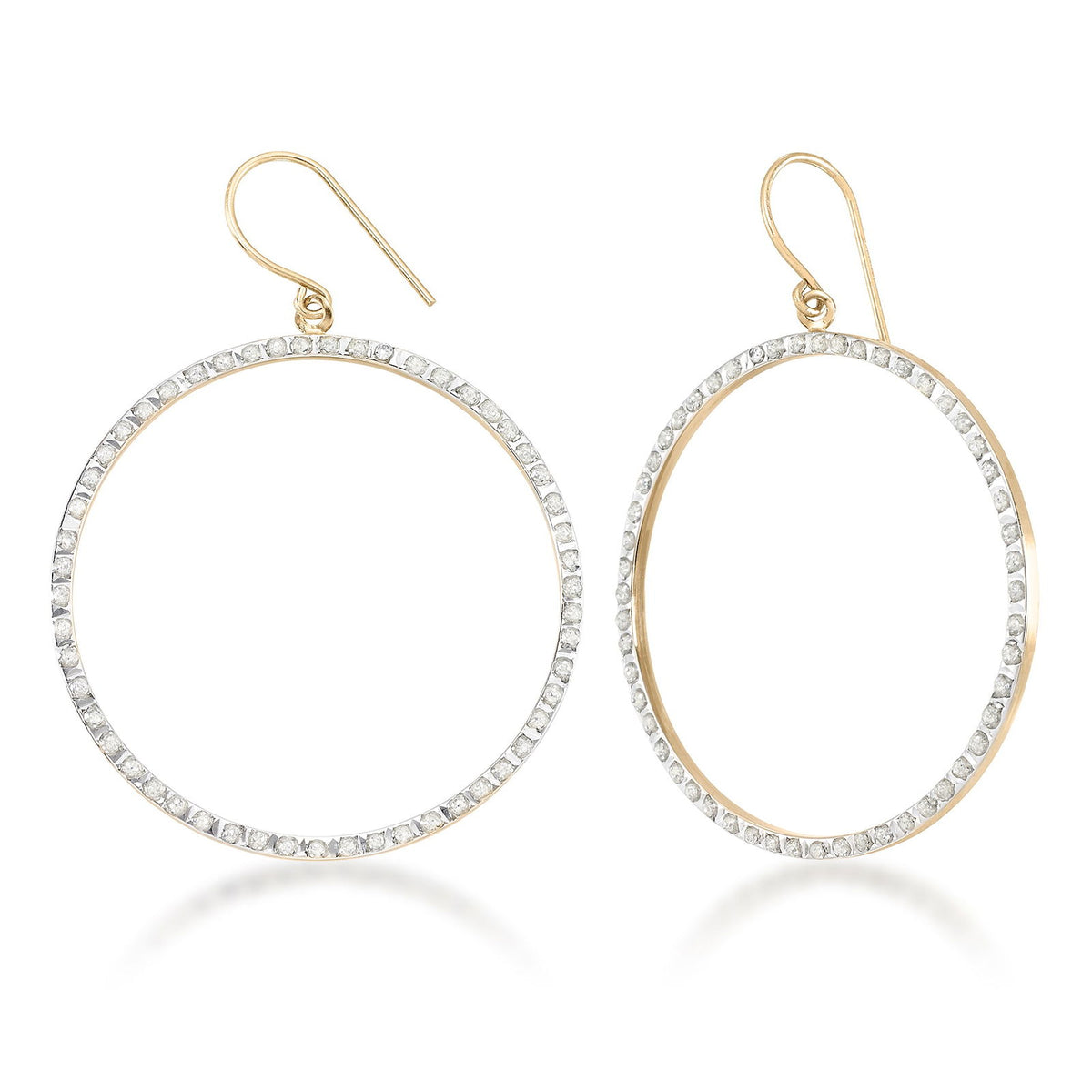 Diamond Fascination® 14K Gold Diamond Accent Eternity Drop Earrings – I ...