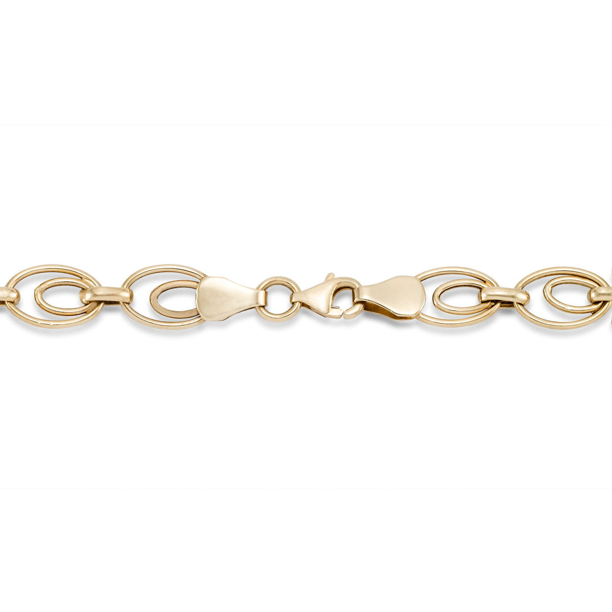 10K Gold Doorknocker Link Bracelet. Made in Turkey – I Heart Jewels